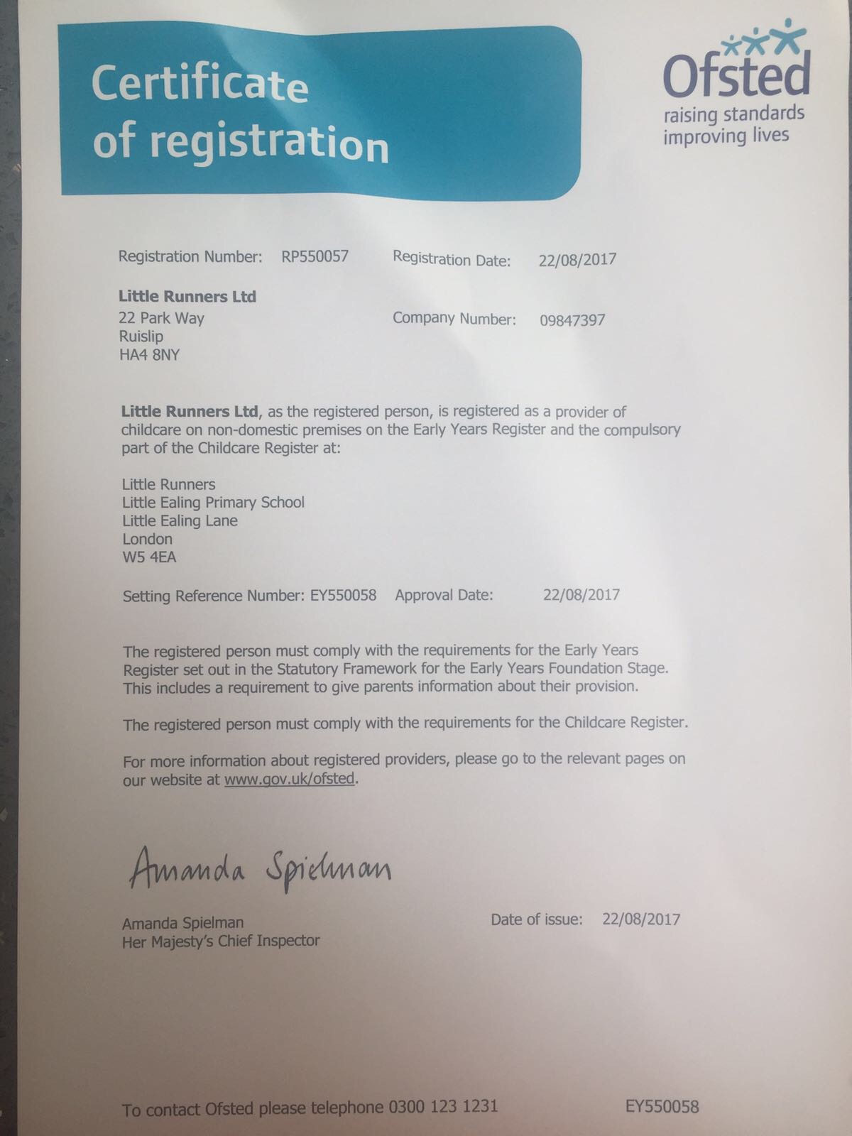 Statutory Information